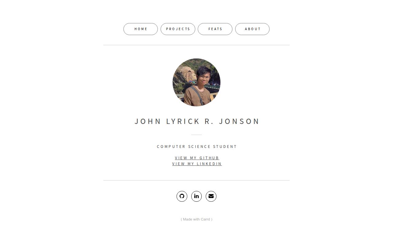Portfolio - John Lyrick Jonson